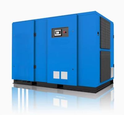 China 90KW Compresor de aire industrial de doble paso sin aceite 380V Motor de núcleo Micro-aire estacionario recustomizado en venta