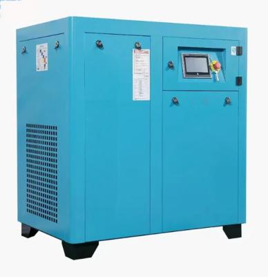 China Compresor de micro aire industrial de 380 V personalizado 250 kW de dos etapas de rollo de 15 kW Fuente de alimentación Compresor industrial sin aceite en venta