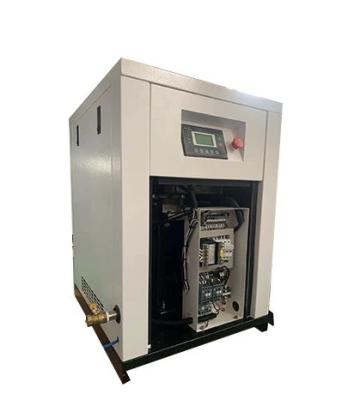 중국 커스터마이징 가능한 11KW 산업용 기름 없는 소용돌이 공기 압축기 PLC 코어 엔진 380V 고정 모터 펌프 15KW 공기 산업용 판매용