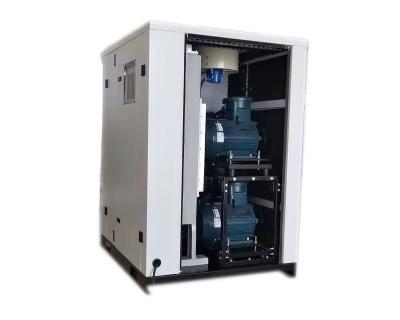 중국 고효율 5.5KW 산업용 기름 없는 소용돌이 공기 압축기 PLC 코어 엔진-380V 고성능 정지 모터 펌프 공기 판매용