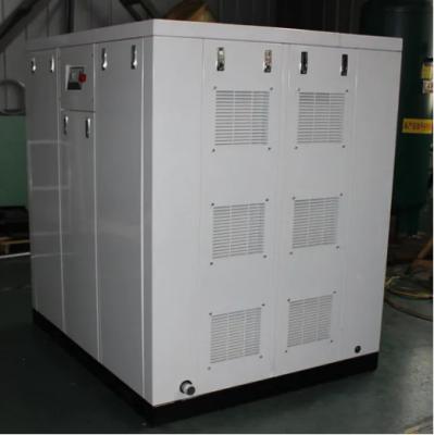 중국 커스터마이징 27.5KW 산업용 기름 없는 구동 공기 압축기 고압 220V AC 380V 고정 모터 PLC 코어 엔진 공기 판매용