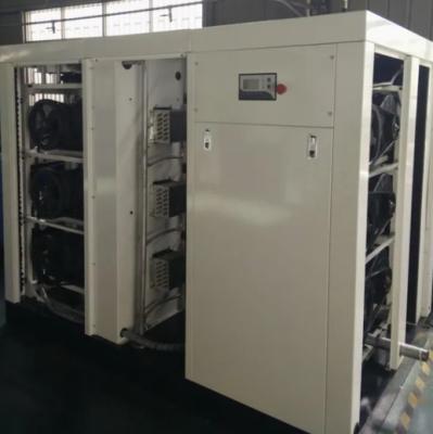 중국 사용자 정의 16.5 KW 산업용 기름 없는 구전 공기 압축기 고압 220V AC 380V 정지 모터 PLC 코어 엔진 펌프 판매용