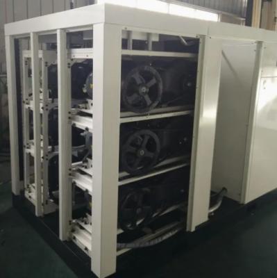 중국 재구성된 26KW 산업용 기름 없는 회전 공기 압축기 380V 정지 모터 PLC 코어 엔진 펌프 고압 220V AC 판매용