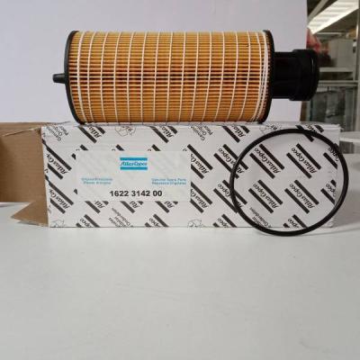中国 アトラス・コプコ向け 組み込みオイルフィルター (ショート) 1622314200 OEM品質エアコンプレッサー部品 販売のため