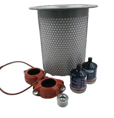 China CompAir CK4230-1 Compressor de ar de parafuso industrial Kit de separador de óleo de filtro de metal Peças usadas à venda