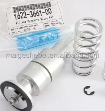 Китай Комплект по ремонту воздушного компрессора Atlas 1622366100 клапан минимального давления Алюминиевый фильтр для масла Промышленные комплектующие компрессора Новые подержанные продается