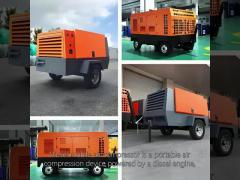 Compressor de ar móvel a diesel