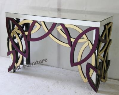 Cina Materiale durevole facile rispecchiato variopinto interno della tabella di console 100cm lungamente chiaro in vendita