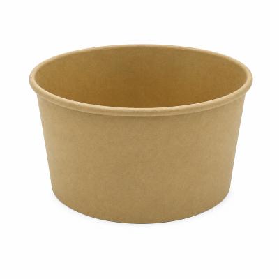 China 1300ml Kraft Takeout Box Wide Paper Shape Stackable for Family Meals Catering for sale