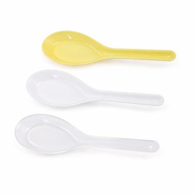 China Slim Handle Model 103 PP Disposable Tableware Spoons for Dessert Cup Tasting for sale