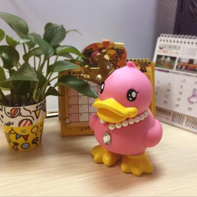 Cina Porcellino salvadanaio di plastica amichevole della scatola di re And Queen Money di B.duck in vendita