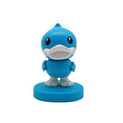 Cina B. materiale di plastica del PVC del ODM dell'anatra di Duck Bobble Head Dolls Yellow in vendita