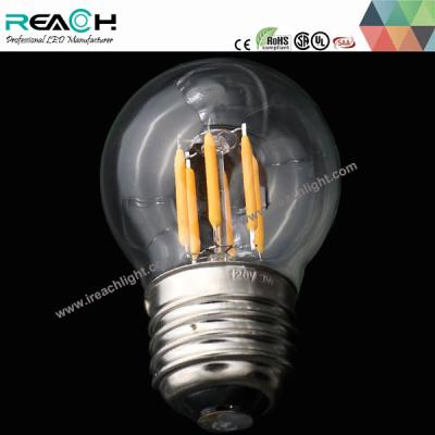 China G45 led bulb,g45 led filament bulb,45*70mm,6filaments,3w,dimmable,clear glass,constant current driver,E27base for sale