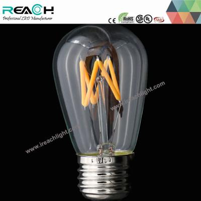 China ST45 led vintage bulb,st45 led filament bulb,45*85mm,4filaments,3w,dimmable,clear glass,constant current driver,E27base for sale