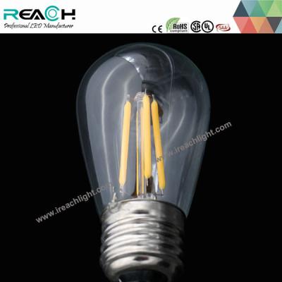 China ST45 led vintage bulb,st45 led filament bulb,45*85mm,4filaments,4w,dimmable,clear glass,constant current driver,E27base for sale