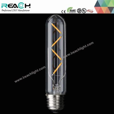 China T30 led tube bulb,t30 led filament bulb,30*300mm,2w,3w,6w,dimmable,clear glass,constant current driver,E27base for sale