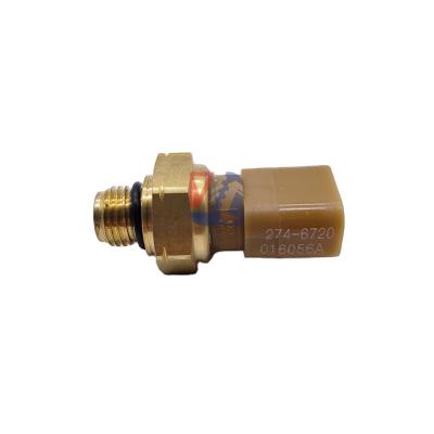China High Quality for CAT 274-6720 2746720 Excavator Parts Pressure Sensor for Fuel Common Rail High Oil Pressure Sensor for sale