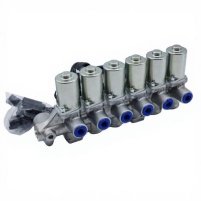 China JUYULONG for Komatsu PC130 200 220 240 300 360-6-7-8  Pilot Safety Lock Rotary Solenoid Valve Group Construction Machinery Parts for sale