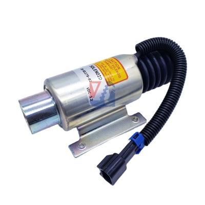 China JUYULONG Solenoid Valve Flameout Switch 10-01178-02 for KUBOTA  V2203 Engine Construction Machinery Parts for sale