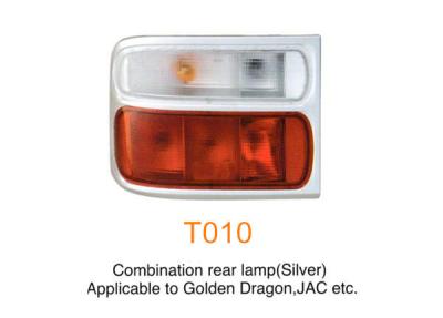 China Toyota coaster combination rear lamp(Silver),applicable to Golden Dragon,JAC,etc(T010) for sale