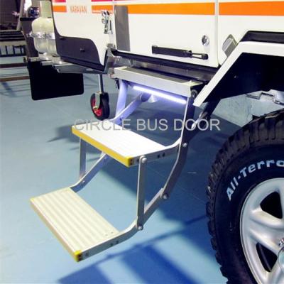 China Electrical double foldable bus door step,electrical retractable bus foot step(EBS200D) for sale