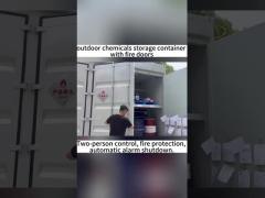 Flammable Storage Buildings 4 Hour Fire Rated Outdoor Dangerous Goods Storage Container