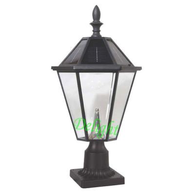 China Europea-style Outdoor Garden Lighting Solar Pillar Light Solar Post Lighting for sale