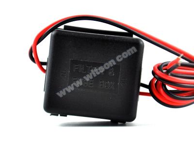 China 12V DC Power Relay Capacitor Filter Connector Rectifier for Car Rear View Backup Camera(L-009) for sale