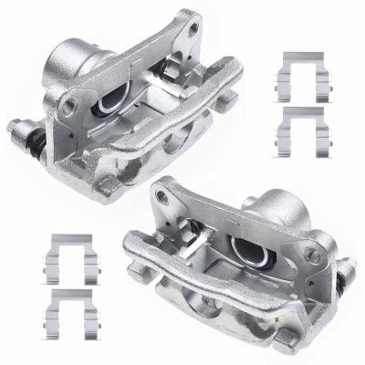 China 2x Rear Disc Brake Calipers with Bracket for Mitsubishi Montero 1992-2000 for sale