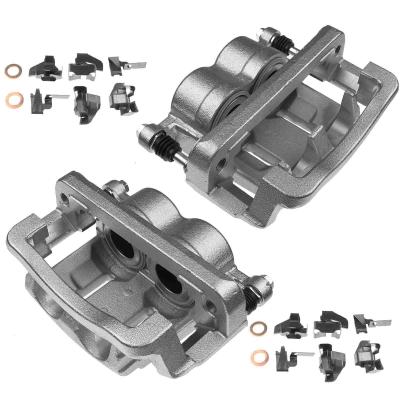 China 2x Front Brake Caliper with Bracket for Ford F-350 450 Super Duty 2011-2012 for sale