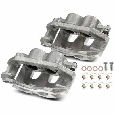 China 2x Front Brake Caliper with Bracket for Chrysler Aspen Dodge Ram 1500 Dakota for sale