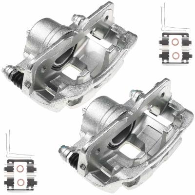 2x Front Brake Caliper with Bracket for Honda Civic 2012-2015 Fit CR-Z Acura ILX