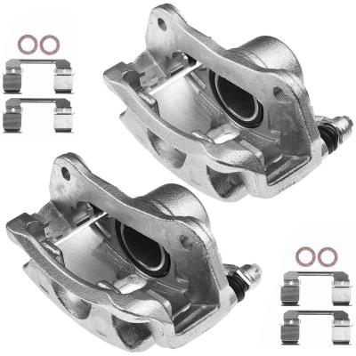 China 2x Front Brake Caliper with Bracket for Honda CR-V 2012-2016 FWD for sale