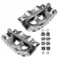 China 2x Front Brake Caliper with Bracket for Ford E-150 E-250 E-350 Super Duty for sale