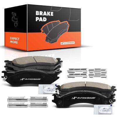 China 8pcs Front & Rear Ceramic Brake Pads with Sensor for Dodge Ram 2500 Ram 3500 2001 2002 for sale