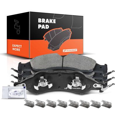 China 4pcs Front Driver & Passenger Ceramic Brake Pads with Sensor for Ford Expedition Lincoln Navigator 2007-2009 for sale