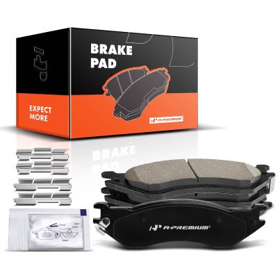 China 4pcs Rear Driver & Passenger Ceramic Brake Pads with Sensor for Dodge Ram 1500 2006-2008 Ram 2500 Ram 3500 2001-2008 for sale