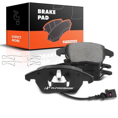 China 4pcs Front Driver & Passenger Ceramic Brake Pads with Sensor for Volkswagen Golf Jetta 05-18 CC Audi A3 2003-2013 TT for sale