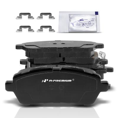 China 4x Front Ceramic Brake Pads for Ford Fiesta 2011-2019 Mazda 2 2011-2014 for sale