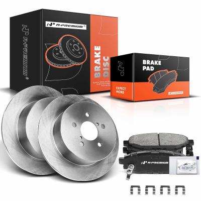 China Rear Disc Brake Rotors & Ceramic Brake Pads for Subaru Outback Legacy 2005-2009 for sale