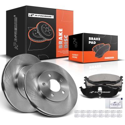 China Front Disc Brake Rotors & Ceramic Brake Pads for Dodge Caravan 96-00 Chrysler for sale