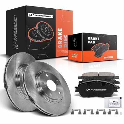 China Front Disc Brake Rotors & Ceramic Brake Pads for Lexus ES300 2003 ES330 2004-2006 for sale