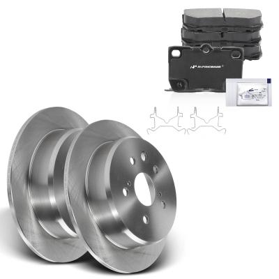 China Rear Disc Brake Rotors & Ceramic Brake Pads for Lexus IS250 2006-2013 V6 2.5L for sale