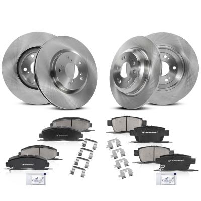 China Front & Rear Disc Brake Rotors & Ceramic Brake Pads for Acura TL 2009-2014 for sale