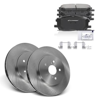 China Front Disc Brake Rotors & Ceramic Brake Pads for Toyota Highlander 06-07 Lexus for sale