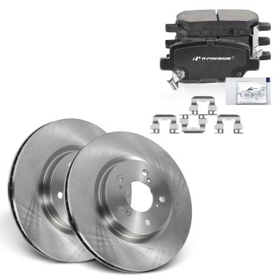 China Front Disc Brake Rotors & Ceramic Brake Pads for Acura RL 2005-2012 V6 3.5L for sale