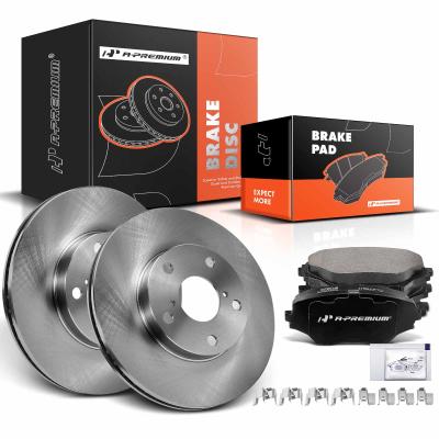 China Front Disc Brake Rotors & Ceramic Brake Pads for Toyota RAV4 2001-2005 NOT EV for sale