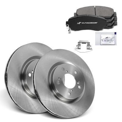 China Front Disc Brake Rotors & Ceramic Brake Pads for Honda Odyssey 2011-2014 V6 3.5L for sale