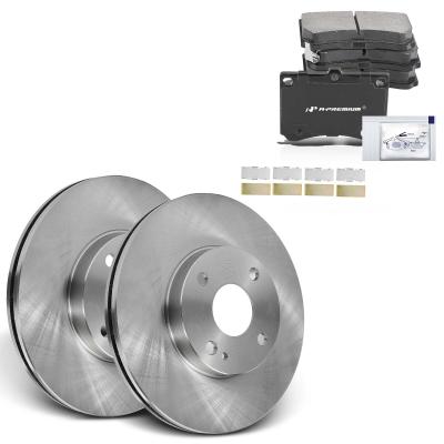 China Front Disc Brake Rotors & Ceramic Brake Pads for Ford Escort 1991-2002 Mazda MX-3 for sale