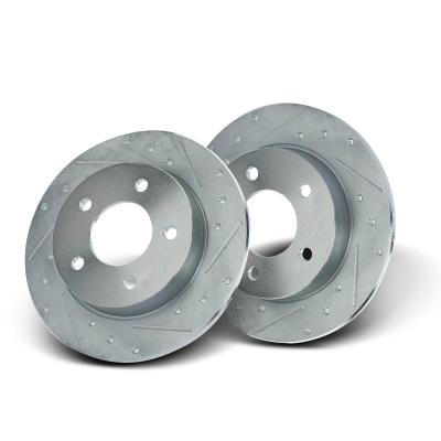 China Rear Drilled Brake Rotors for Mazda 3 2004-2013 L4 2.0L for sale